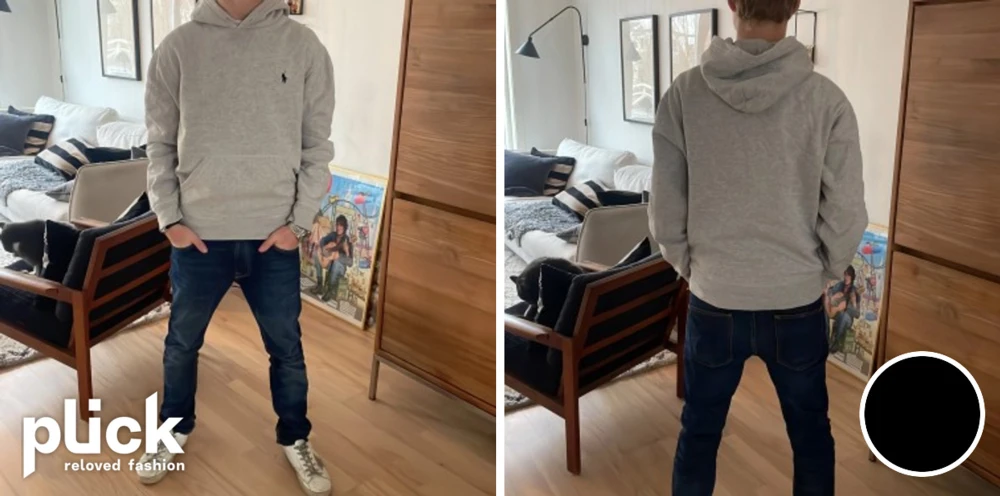 Grå Ralph Lauren Hoodie | Hoodies