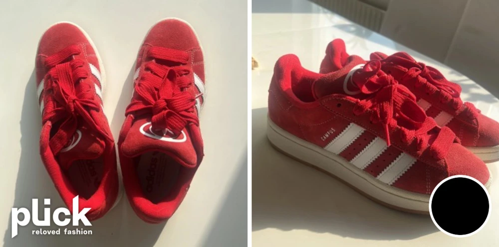 Röda Adidas Campus | Skor