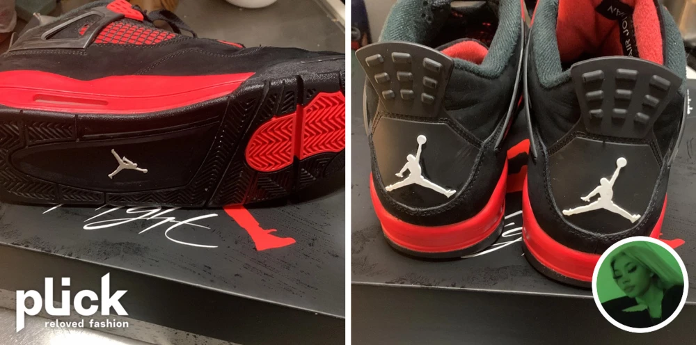 Svart Jordans 4 - Jordans | Plick Second Hand