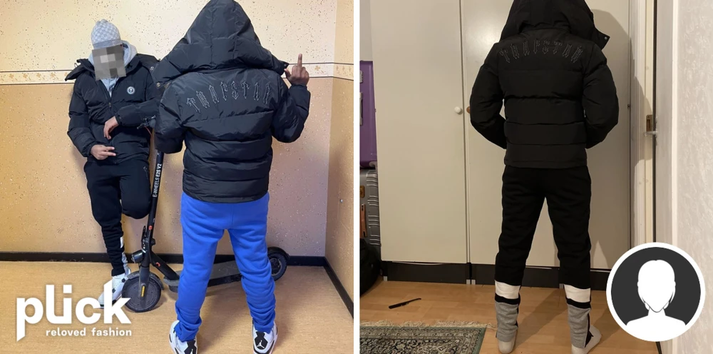 Svarta Trapstar Dress X Jacka | Jeans & Byxor