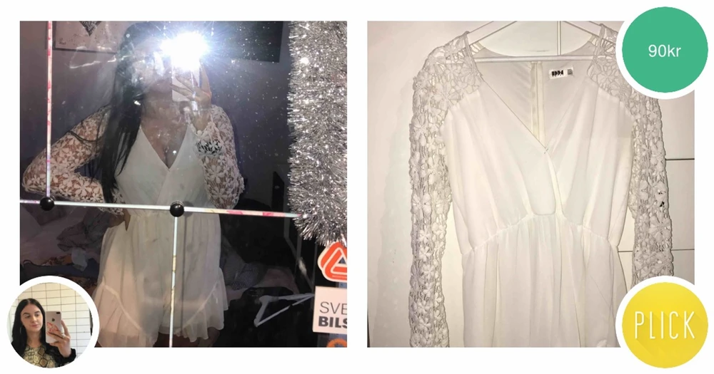 Vit Playsuit från Dennis Máglic. Anv | Plick Second Hand