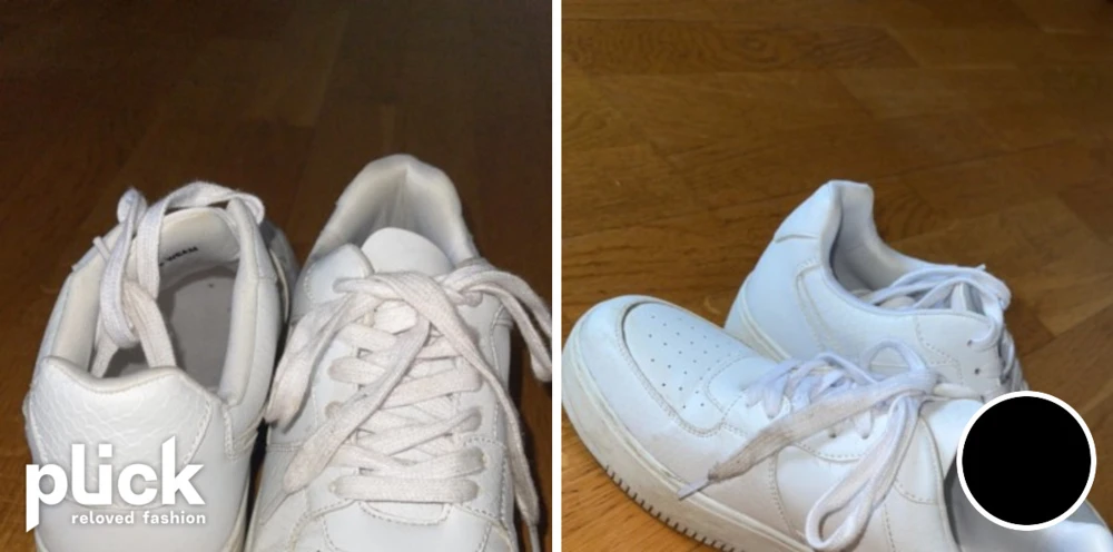 Vita Sneakers Med Orm Mönster | Din Sko