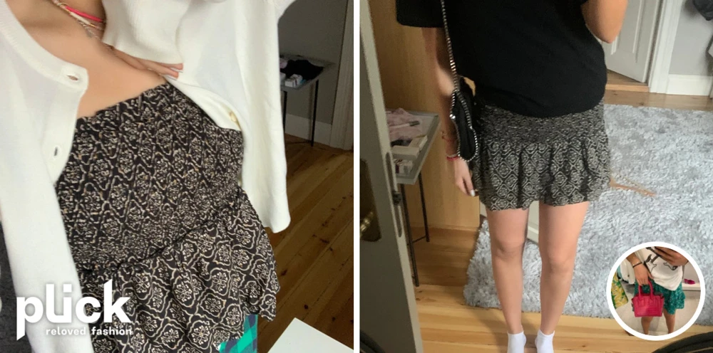 Svart Kjol - Zara | Plick Second Hand