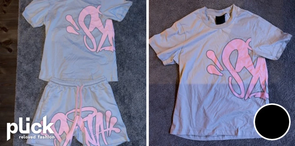 Grå Syna World Short Set Grey X Pink